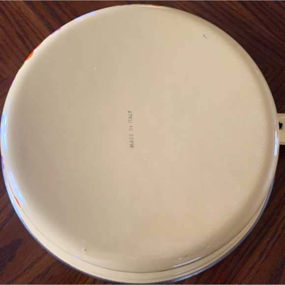 Kitchen | Vintage Italian Enamel Pan Moneta Cookware Circa7s Flower ...